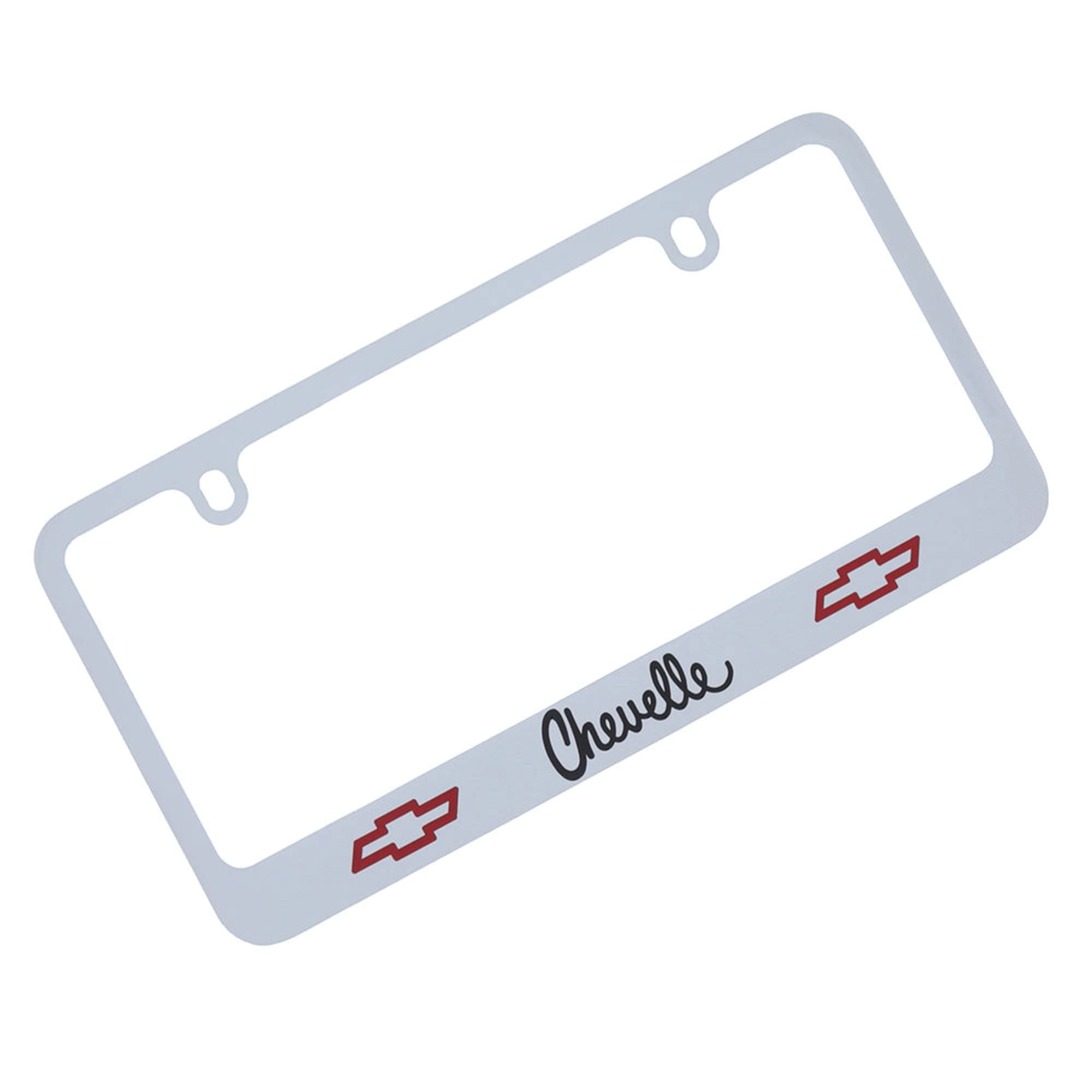 Chevrolet Chevelle Logo License Plate Frame (Chrome) - Walmart.com