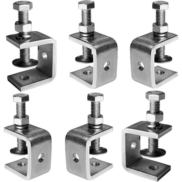 Professional C Clamp Set, Stainless Steel C Clamps with Versatile ...