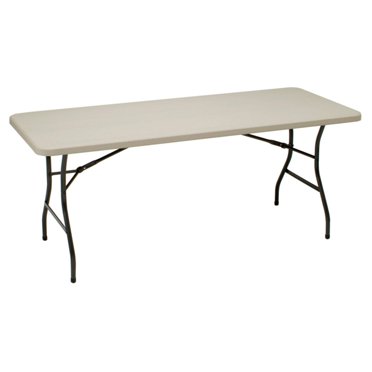 Office Star Products 6' Resin Center Fold Multi Purpose Table - Walmart.com