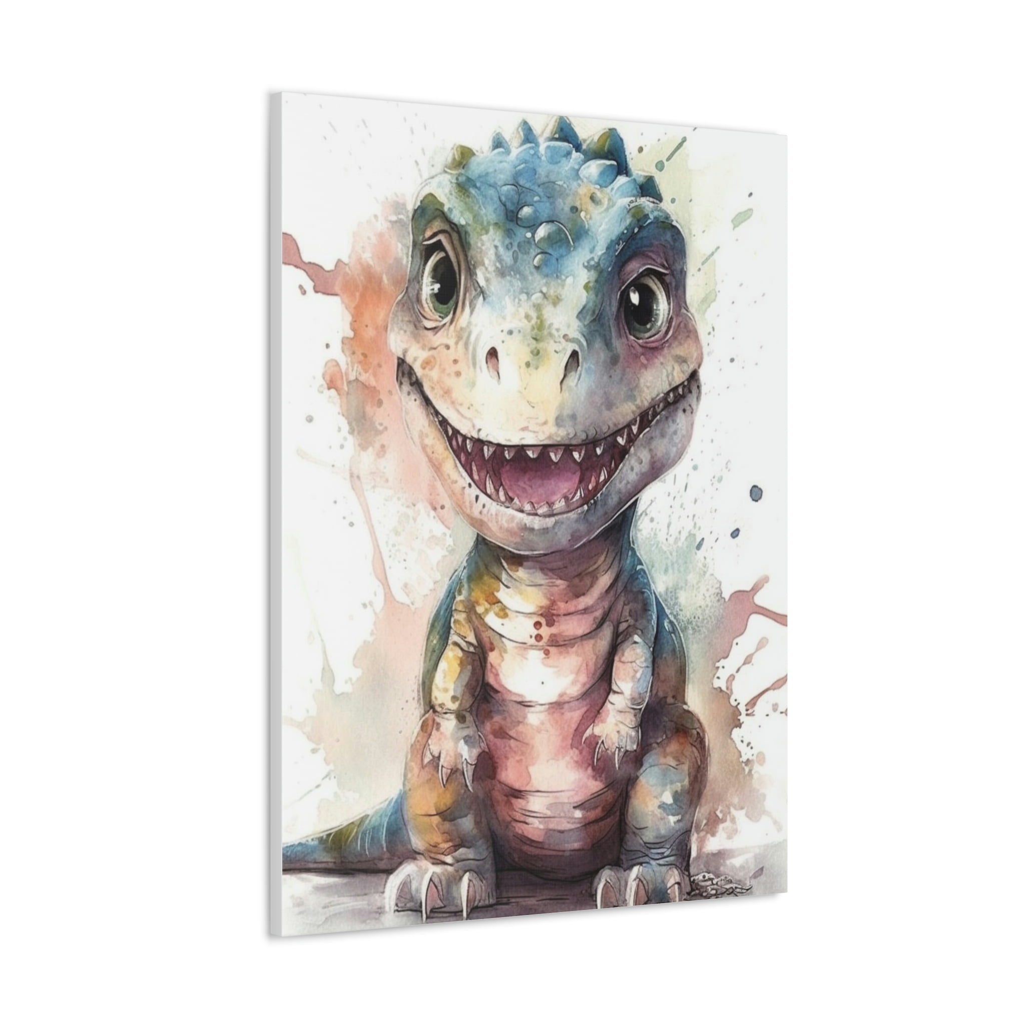 Watercolor T-Rex Painting - Nursery Collection - Bedtime Stories ...