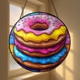 Sweet Pastry Sun Catcher Glass Window Hanging Cute Food Accent ...