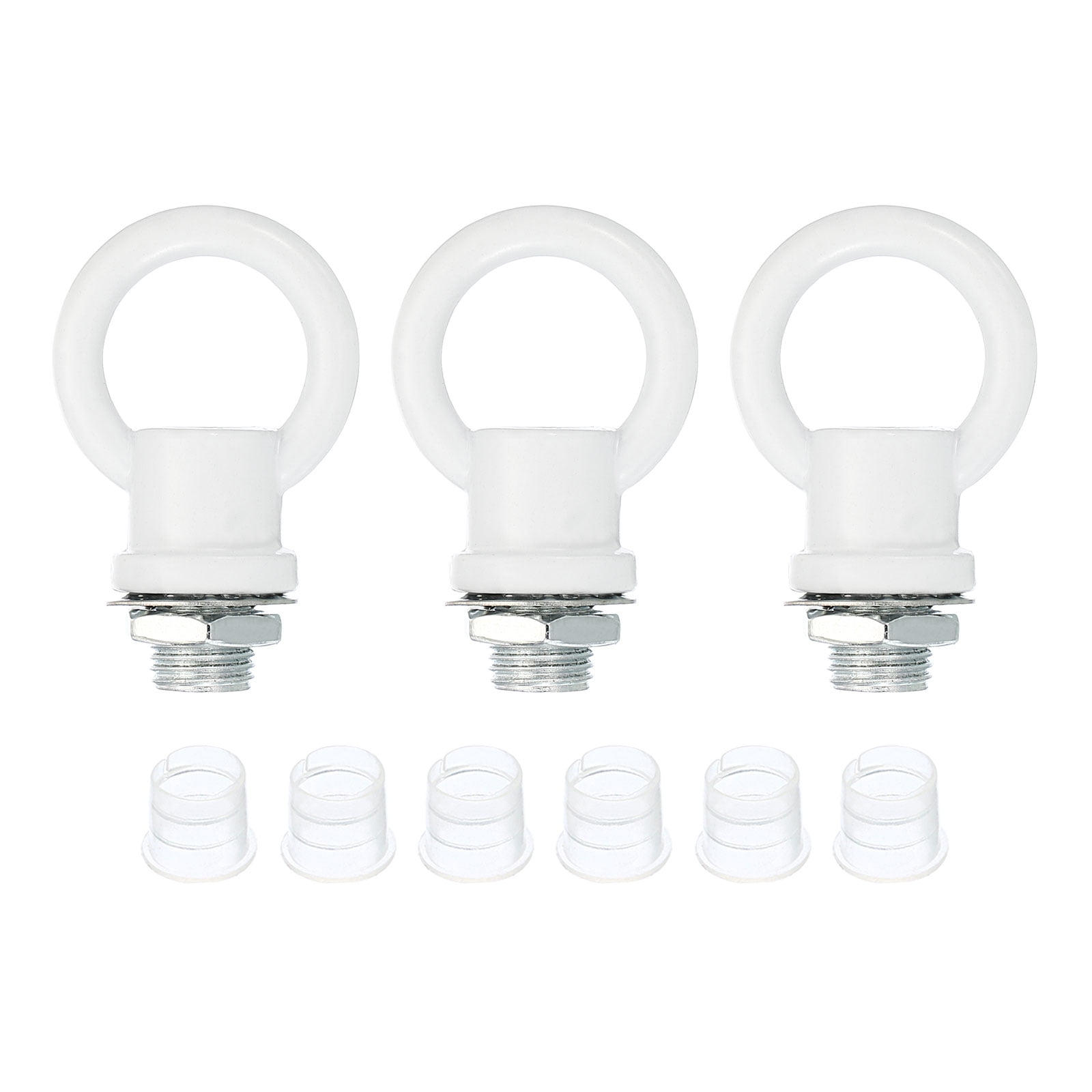 Uxcell M10 Thread Lifting Eye Nut Female Loop Holder Hook Ring 15kg ...