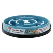 Dogit Go Slow Anti-Gulping Bowl Wht Med - Walmart.com