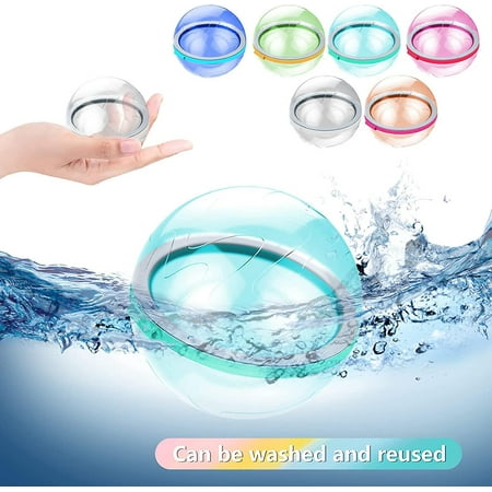 Silicone Water Bomb Splash Balls Reusable Water Balloons Ball Pool Toys ...