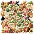 35pcs-50pcs Natural Stickers Stationery Stickers Healthy Kids Stickers ...