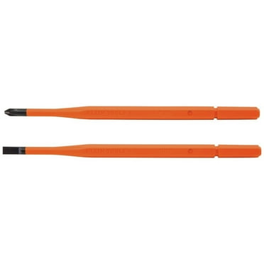 Klein Tools 32483 Screwdriver Bit, #2 Phillips & 1/4-Inch Slotted ...
