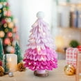 PATLOLLAV Pink Christmas Tree Twisted Stick Diy Material Kit,Handmade ...