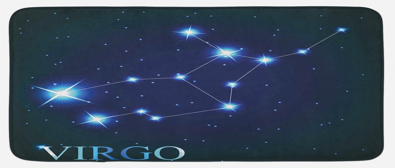Virgo Kitchen Mat, Virgo Constellation Alignment of Stars Universe ...