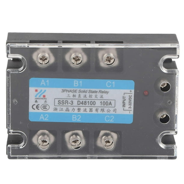 SSR-3 D48100 100A DC Controlled 480V AC Three Phase Solid State Relay ...