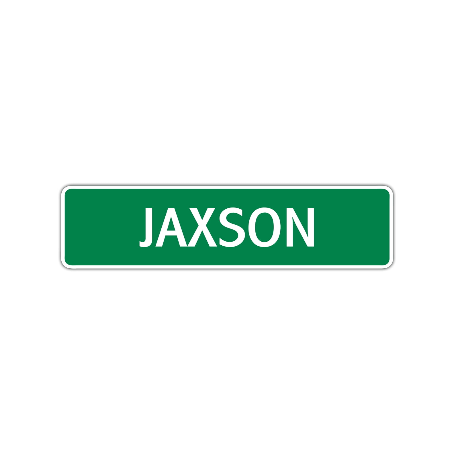 Jaxson Boys Children Name Letter Printed Label Novelty Wall Plaque ...