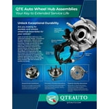 Set of 8 Suspension Strut-Wheel Hub Bearing Assembly-Shock Absorber For ...