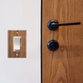 4pcs Walnut Wood Light Switch Cover - Vintage Rustic Boho Outlet Covers ...