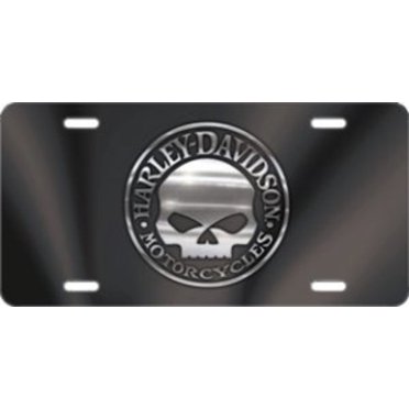 Harley-Davidson Willie G. Skull License Plate - Walmart.com