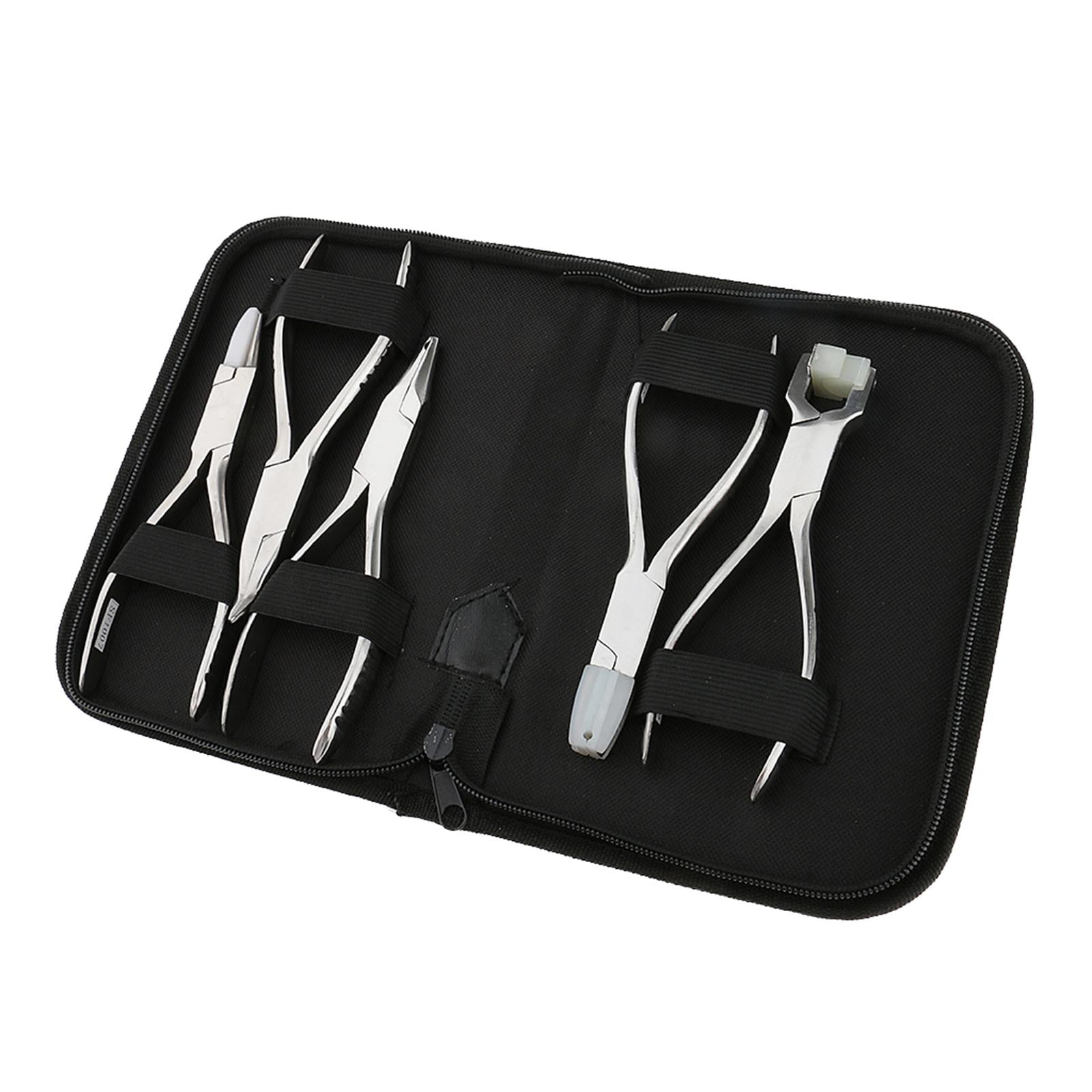 Eye Glasses Repair Pliers Set, Pack of 5pcs, Eyeglass and Nose Pad ...