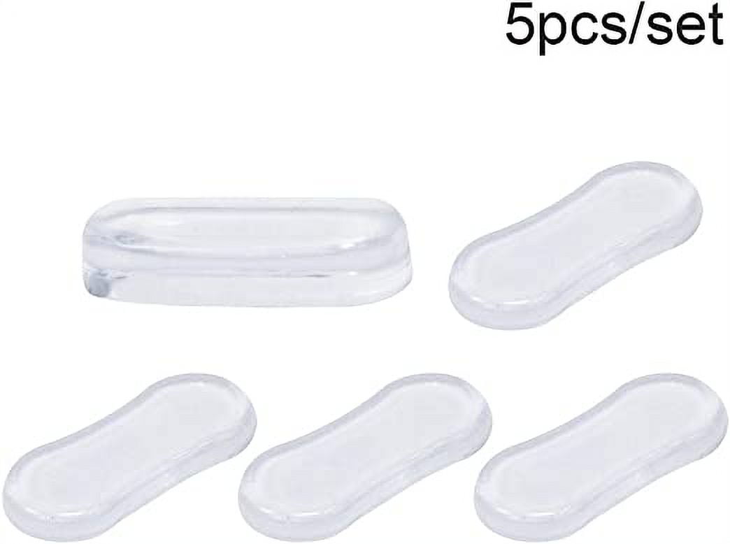 Paquete de 5 Asientos de Inodoro Universales Transparentes con Adhesivo ...