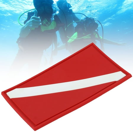 Diver Flag, PVC Diving Flag 3.15x1.97 Inch Diver Down Badge Diving Flag ...