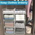 x-Cosrack 4 Tier Stackable Storage Drawer, Metal Organizing Shelving ...