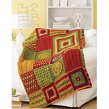 Leisure Arts Hip 2B Square Throws 4 Home Crochet Book, Crochet Book ...