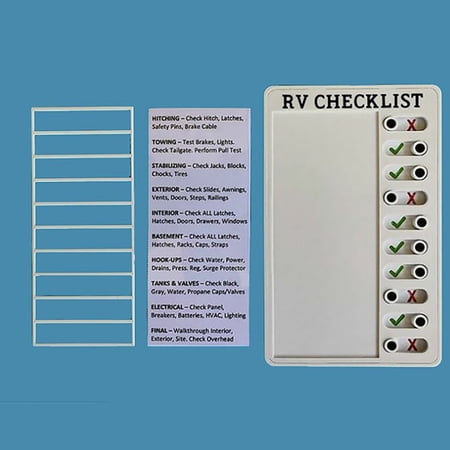 Portable Checklist Note Board Daily To Do List Notepad With Slider ...