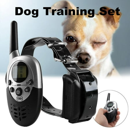 1000M Electric Shock Dog Training Remote Control Rechargeable Stop Bark ...
