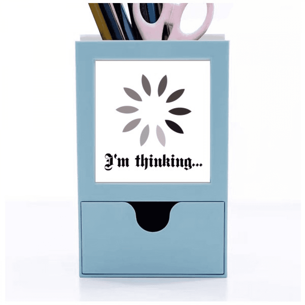 Thinking State Loading Process Desk Supplies Organizer Pen Holder Card ...