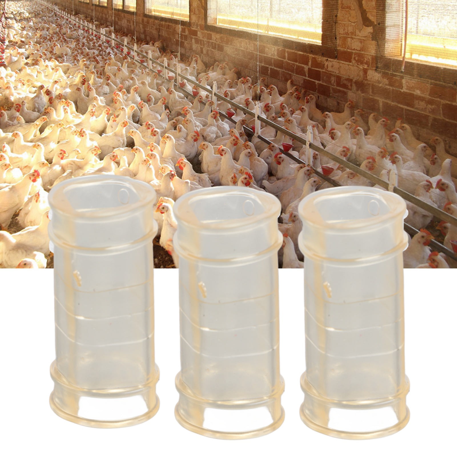10 Piezas De Tubo Para Beber De Pollo, Conector De Plástico Para Beber ...
