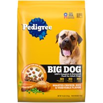 Pedigree High Protein Large Breed Dry Dog Food, Roasted Chicken, Rice ...