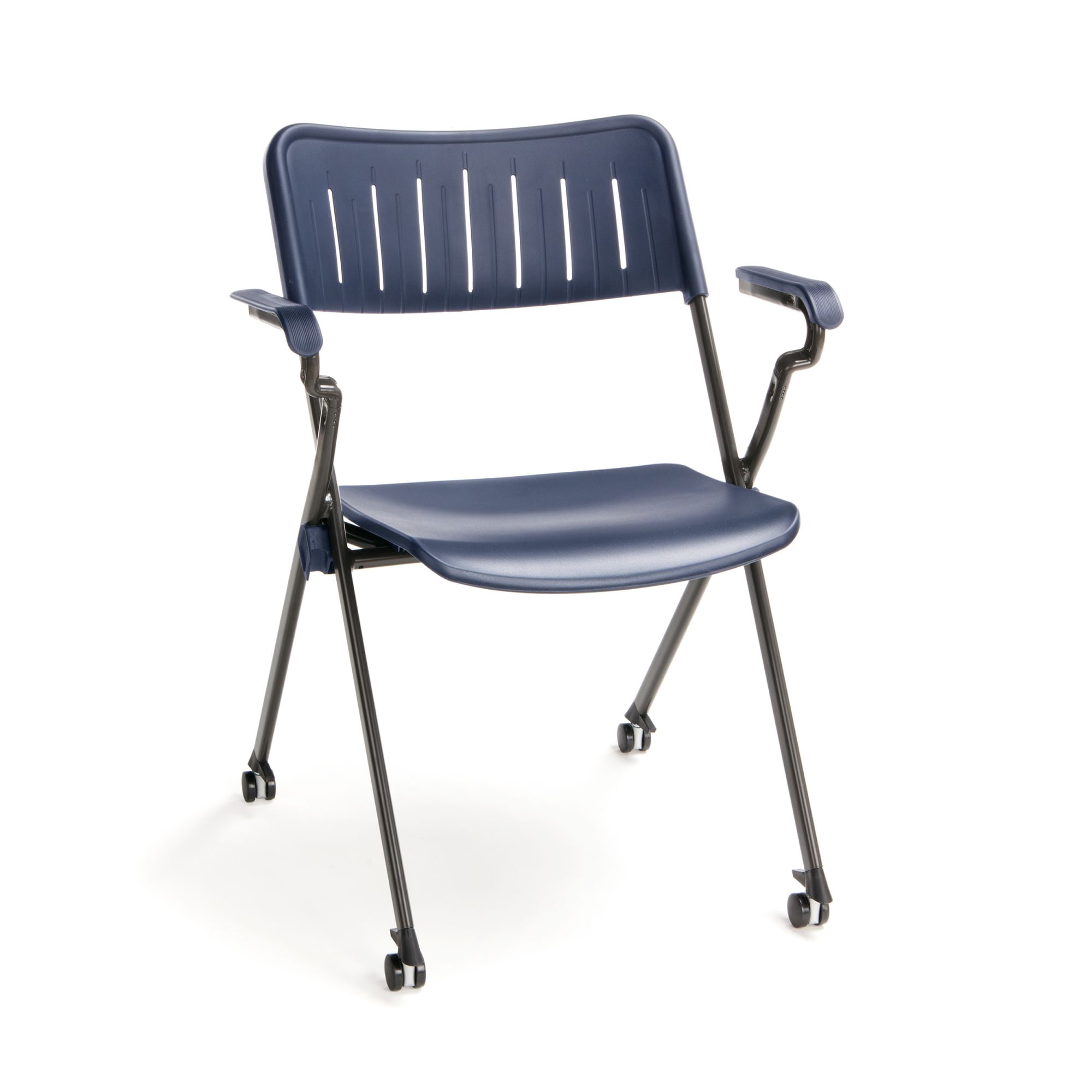 OFM Stanza Series Model 309-P Plastic Nesting Stack Chair with Arms ...