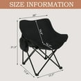 Andeworld Oversized Camping Chair,Floding Camp Lounge Chairs for Adluts ...