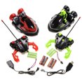 Set of 2 Stunt Remote Control RC Battle Bumper Cars with Drivers ...