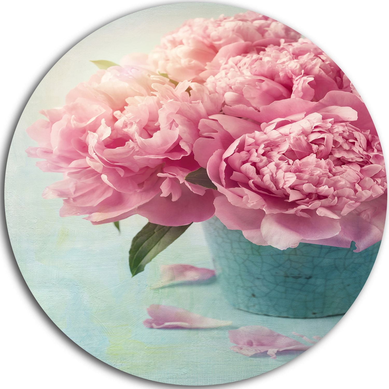 Click here for Designart Design Art Pink Peony Flowers In Vase Ul... prices