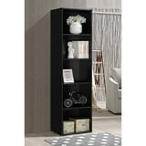 Hodedah Indoor Modern 5-Shelf Bookcase Model HID25 - Walmart.com