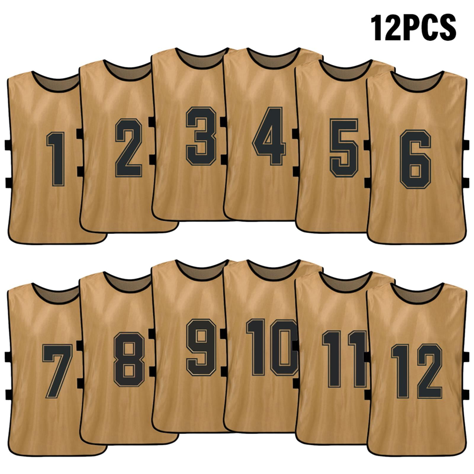 Click here for Graflsoa 12-Piece Kids Dual-Sided Numbered Team Ve... prices