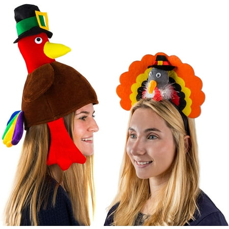 Turkey Hat & Headband - Turkey Day Accessories - Chicken hat - Farm ...