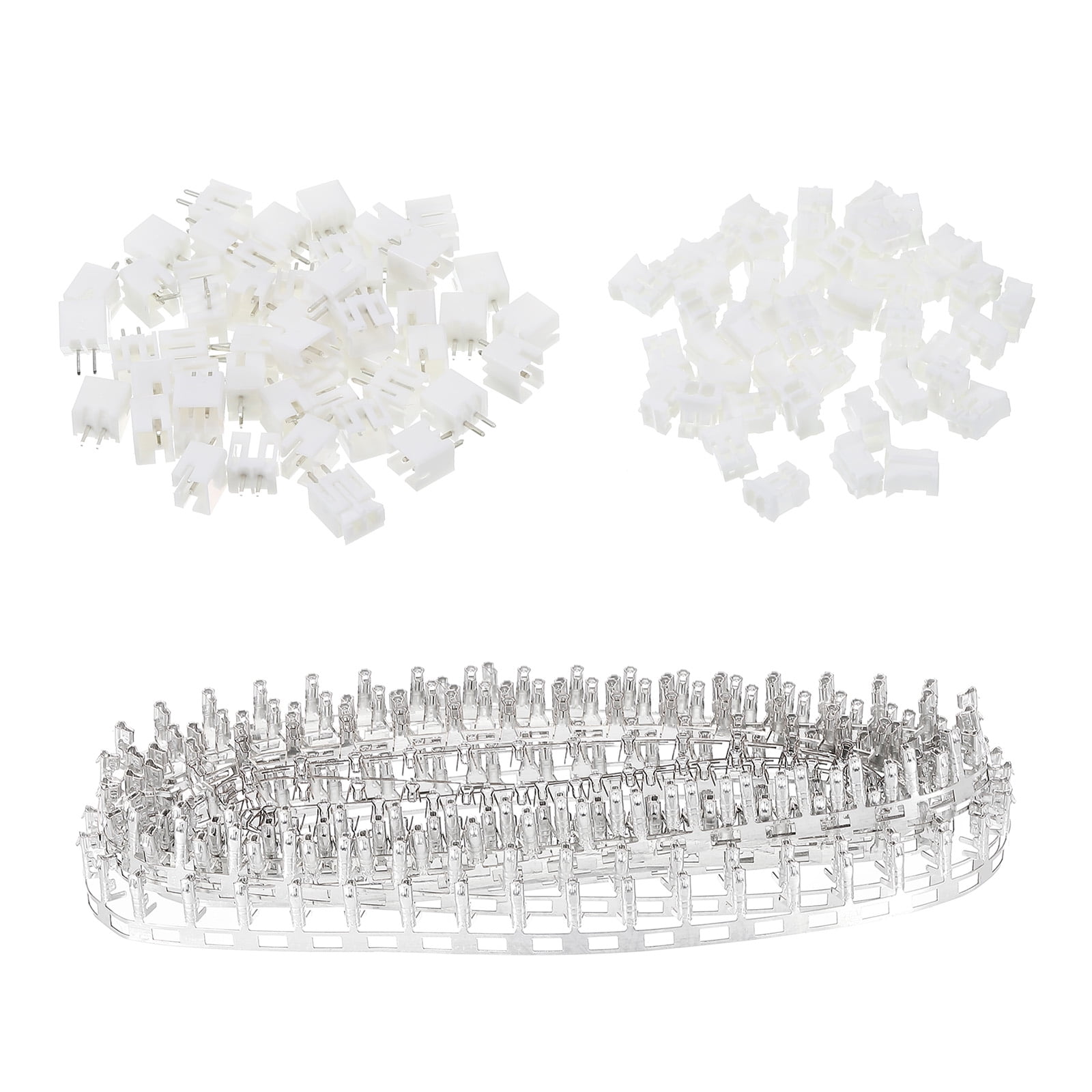 2mm Pitch Connector Kit 2 Pin Male Female Header Socket 2-Pin Housing ...