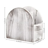 3-Slot Wooden Remote Control Holder, Remote Caddy Holder Media ...