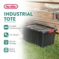 Free Shipping! Sterilite 27 Gal Industrial Tote, Heavy-Duty Storage ...