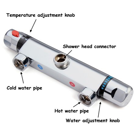 Thermostatic Faucet Shower Mixing Tap Valve Smart Control Temperature ...