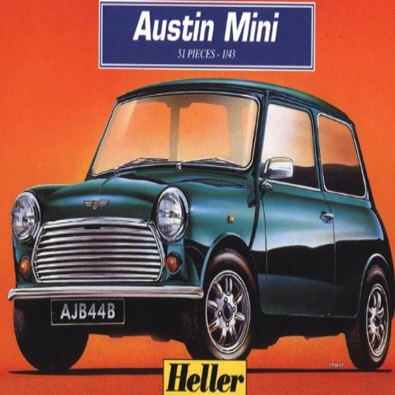 Heller Austin Mini Rallye Car Model Building Kit - Walmart.com