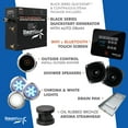 Steamspa Bkt900-A Black Series Bluetooth/Wifi 9Kw Quickstart Steam Bath ...
