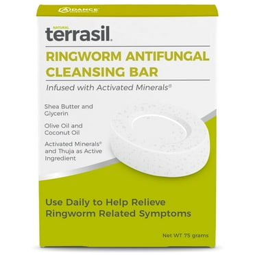 Terrasil Antifungal Soap Bar, Medicated Body Cleansing Bar with ...