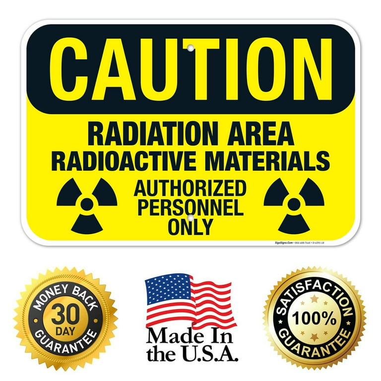 Caution Radiation Sign