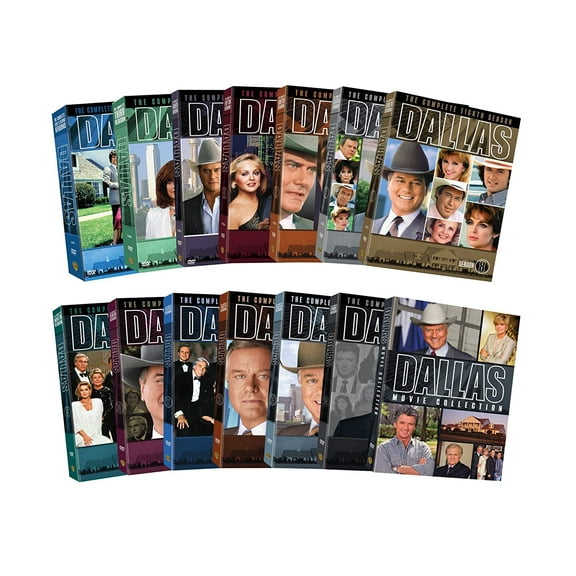 Dallas: The Complete TV Series DVD Box Set, Seasons 1-14, 57-Disc ...