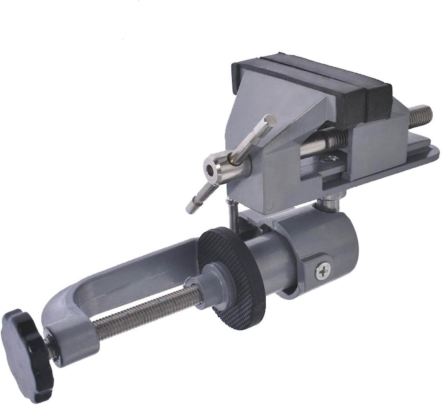 ALL-CARB 3 Inch Universal Table Vise Aluminum Swivel 360 Degrees ...