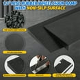 CazToi Heavy Duty 35.4"x7.9"x1.2" Rubber Curb Ramp 33000LB Capacity for ...