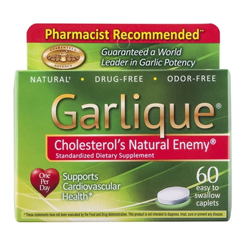 Garlique Supplement Caplets by Garlique, 60 Ea - Walmart.com