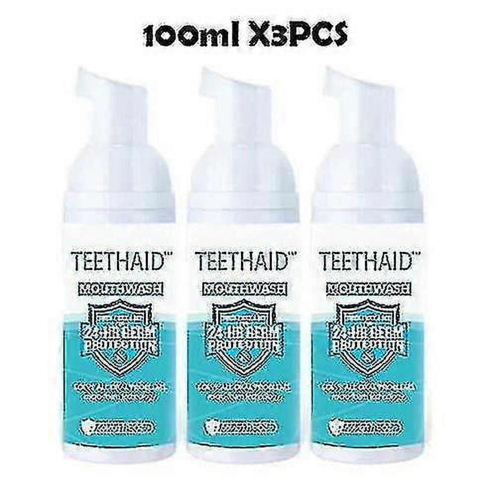 3 Bottles 100ml Teethaid Mouthwash Calculus Removal Teeth Whitening ...