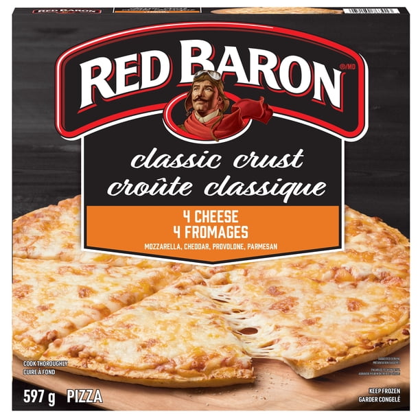 Red Baron Classic Crust 4 Cheese, RED BARON Frozen Classic Crust 4 ...