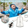 Odeerbi Rain Coats Kids Rain Jacket Waterproof Hooded Jacket Wind Transparent Girls Boy ...