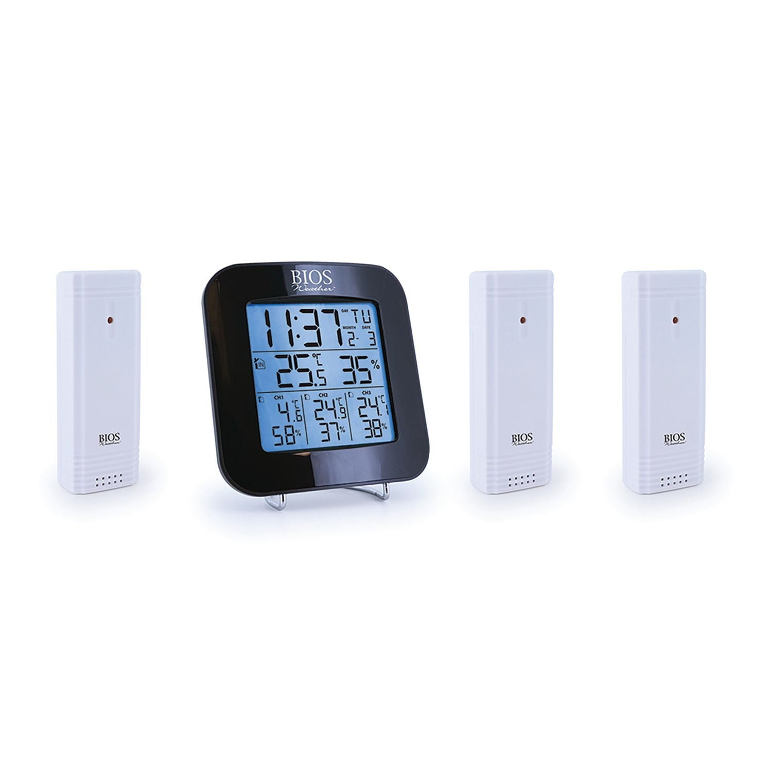 Click here for Bios Digital Indoor/Outdoor Thermometer W 3 Sensor... prices